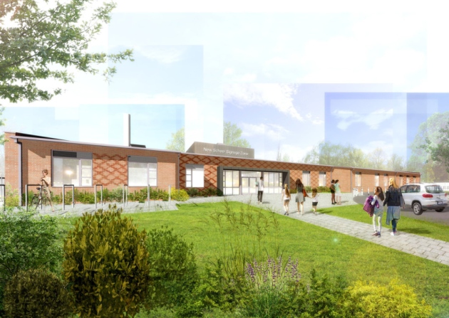 Sir Bobby Robson School celebrates first major construction milestone