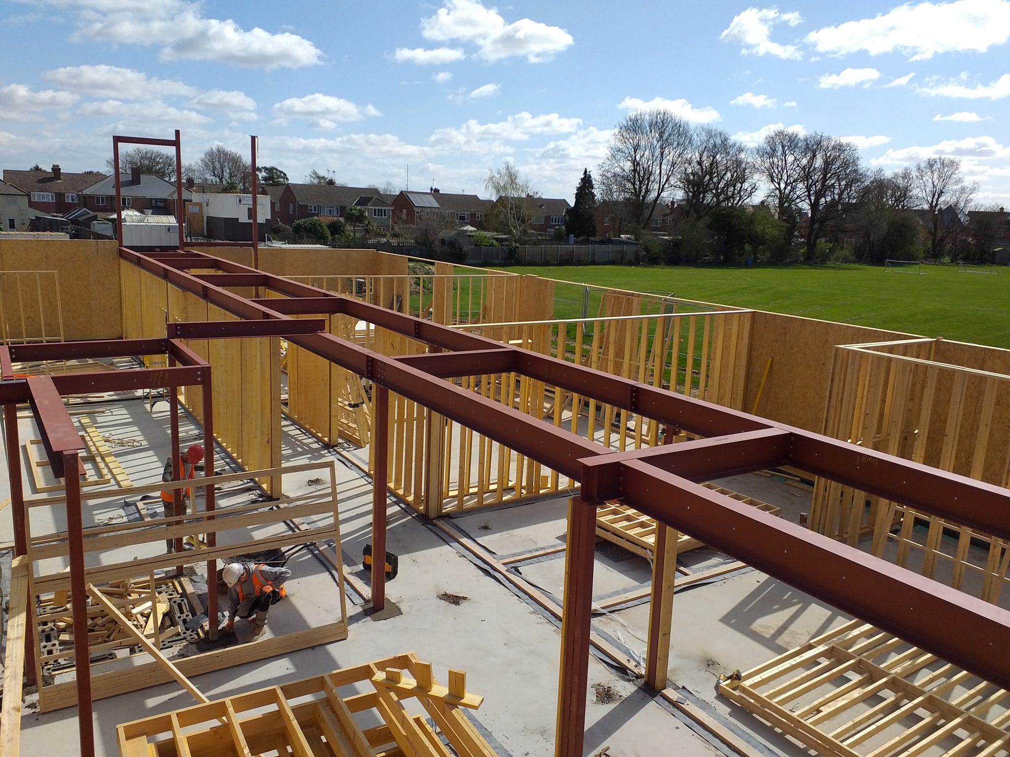 Construction work progressing to extend Essex primary school