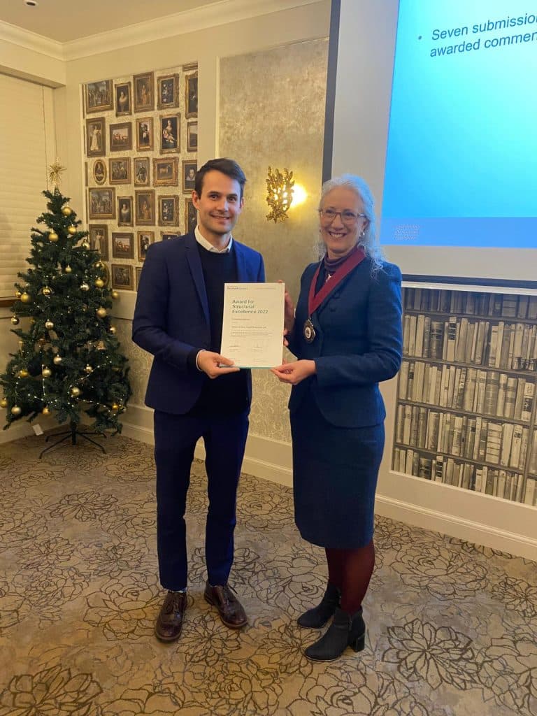 Local chartered engineer recognised for his work on a superstructure - Construction Anglia