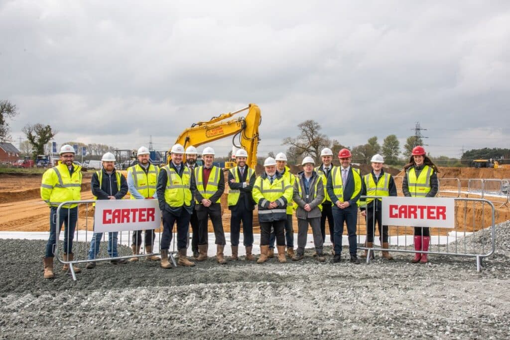 Work underway on new primary school for Cringleford - Construction Anglia