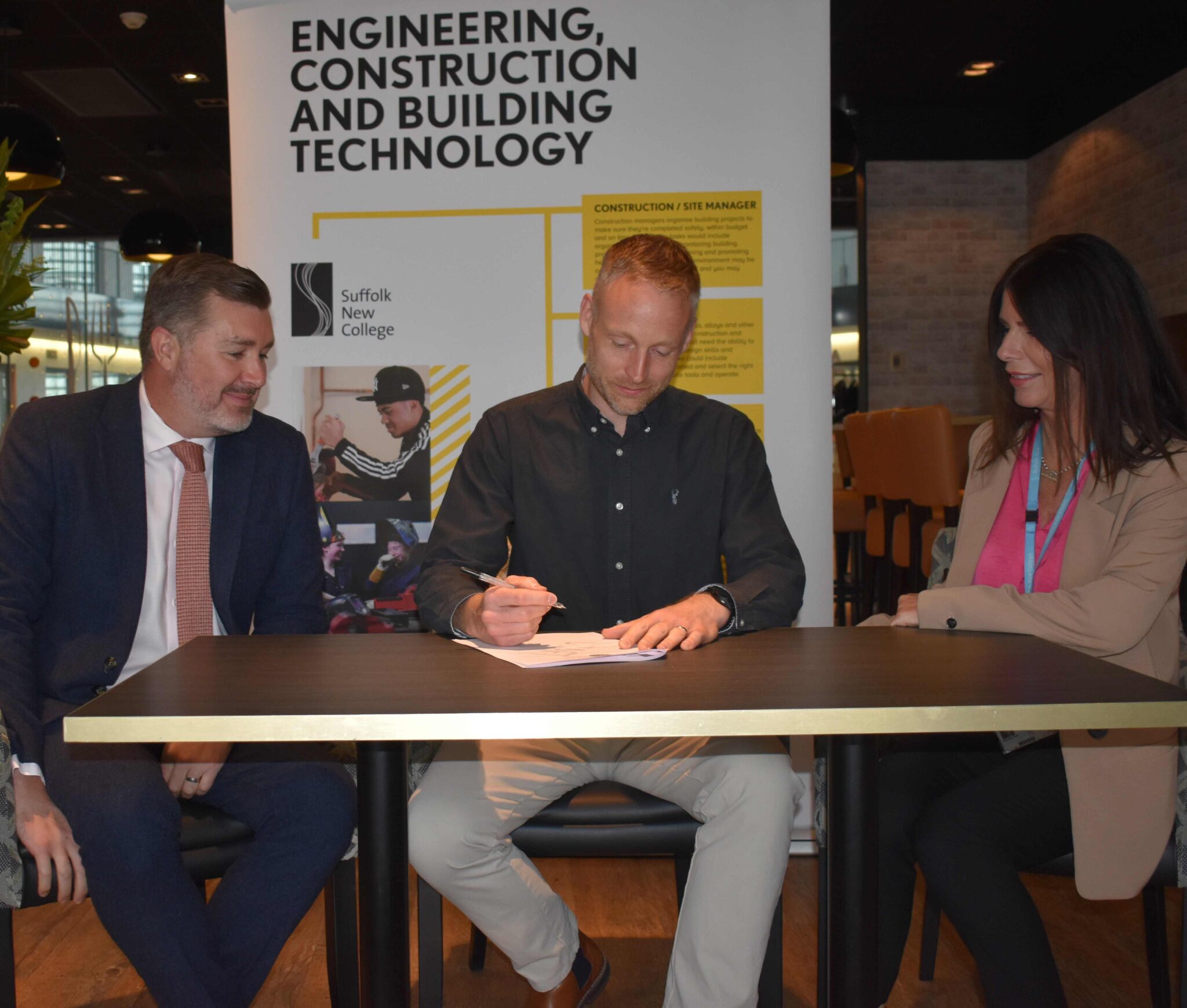 Suffolk college signs first-ever deal with county’s leading ...