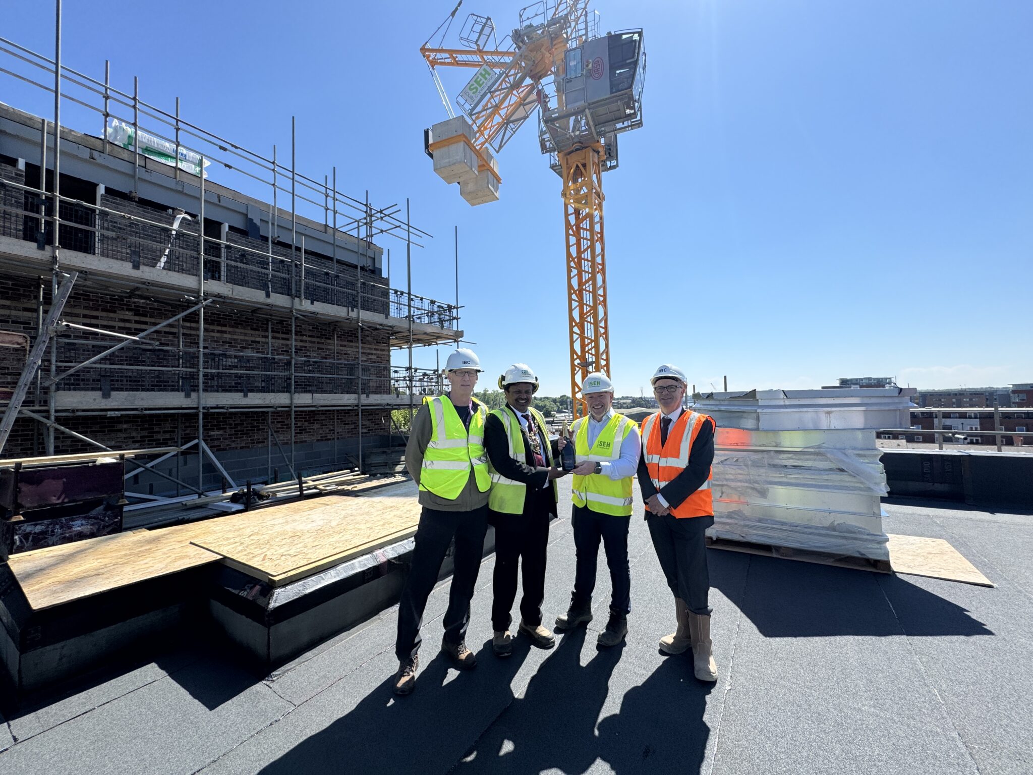 Topping out ceremony marks milestone for Fore Hamlet development ...