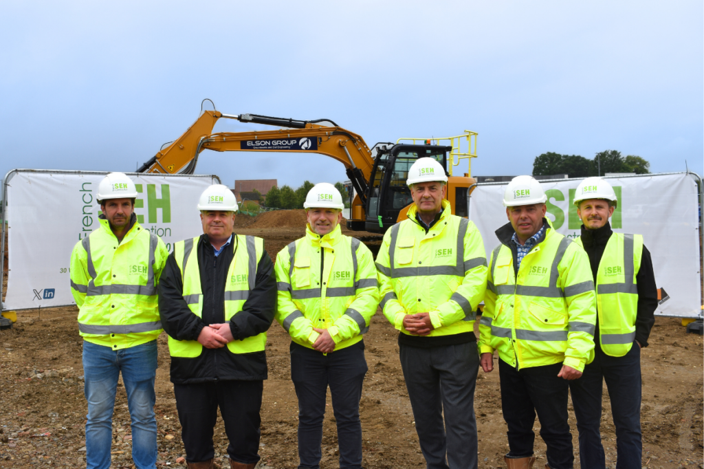 Witham community centre: SEH French start construction works